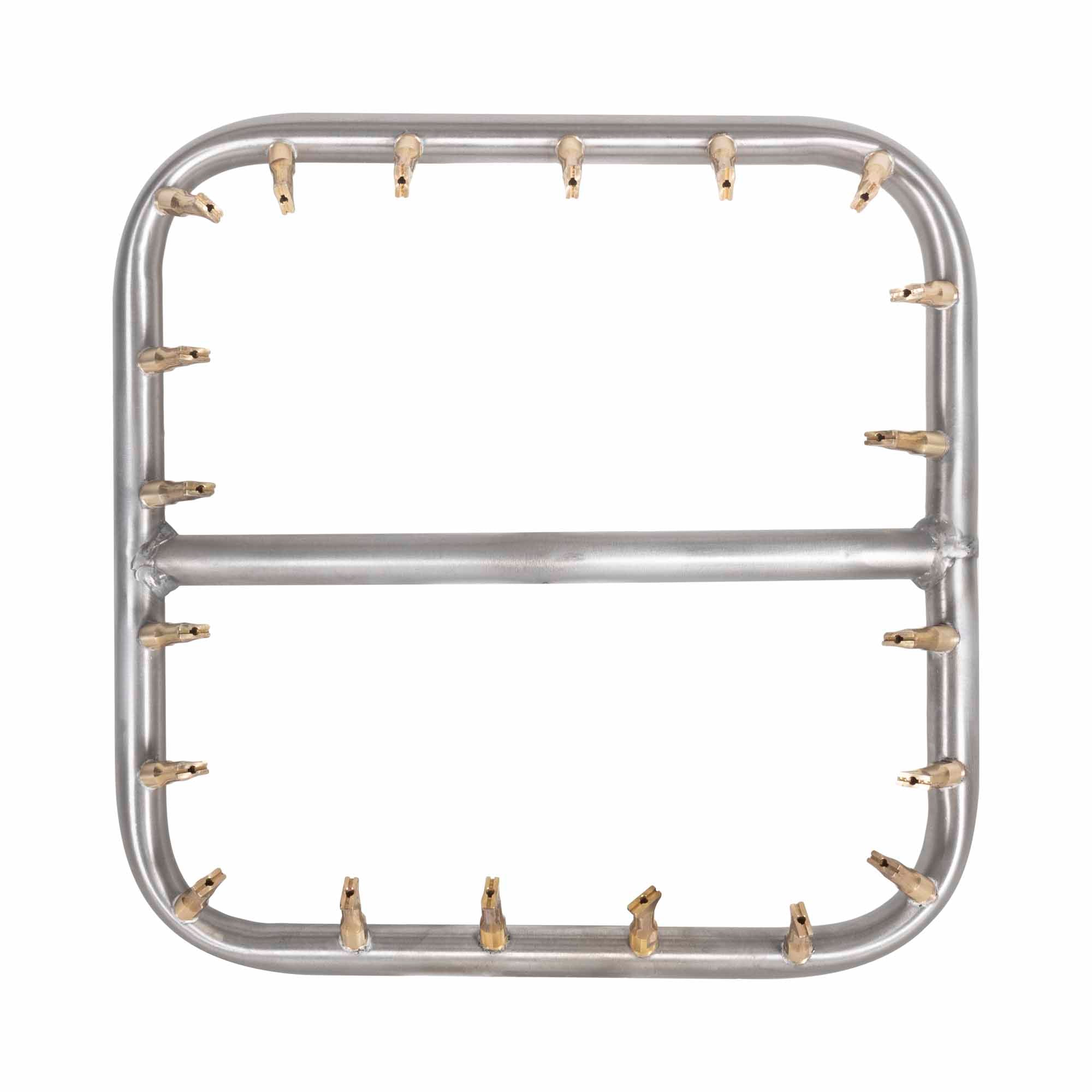Stainless Steel Square Bullet Burner | Burner – Your Dad's BBQ 🔥